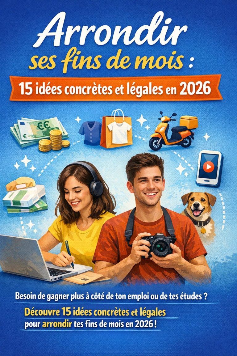 Arrondir ses fins de mois : 15 idées concrètes et légales en 2026