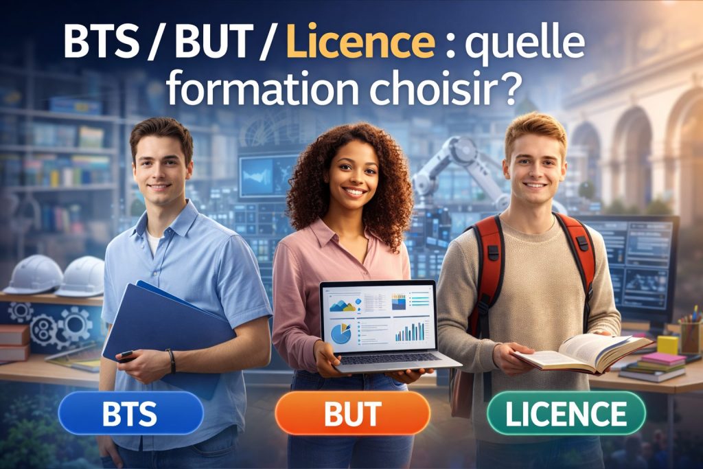BTS, BUT, Licence : quelle formation choisir